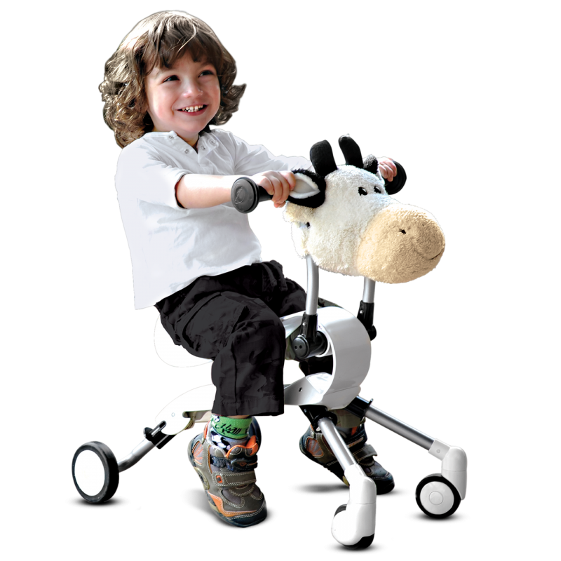 Springo Farm - Cow/White SMART TRIKES
